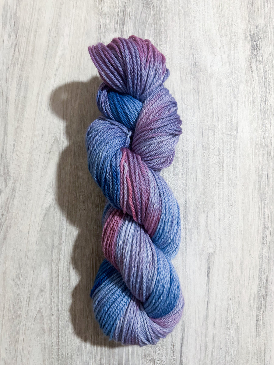Aurora Twilight Hand-Dyed Luxury Wool Yarn – Northern Lights Yarn
